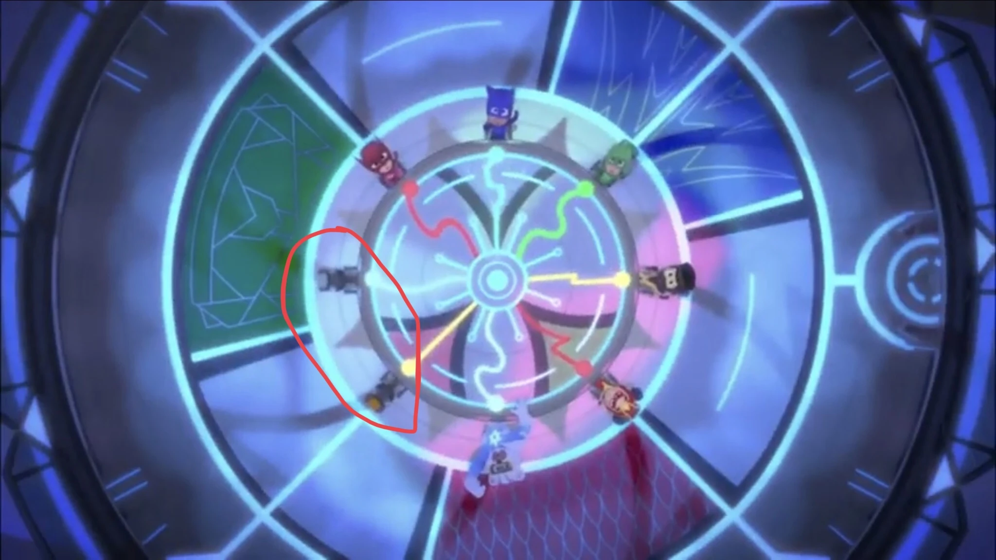 Something I’ve just noticed at the end of the Power Heroes ...