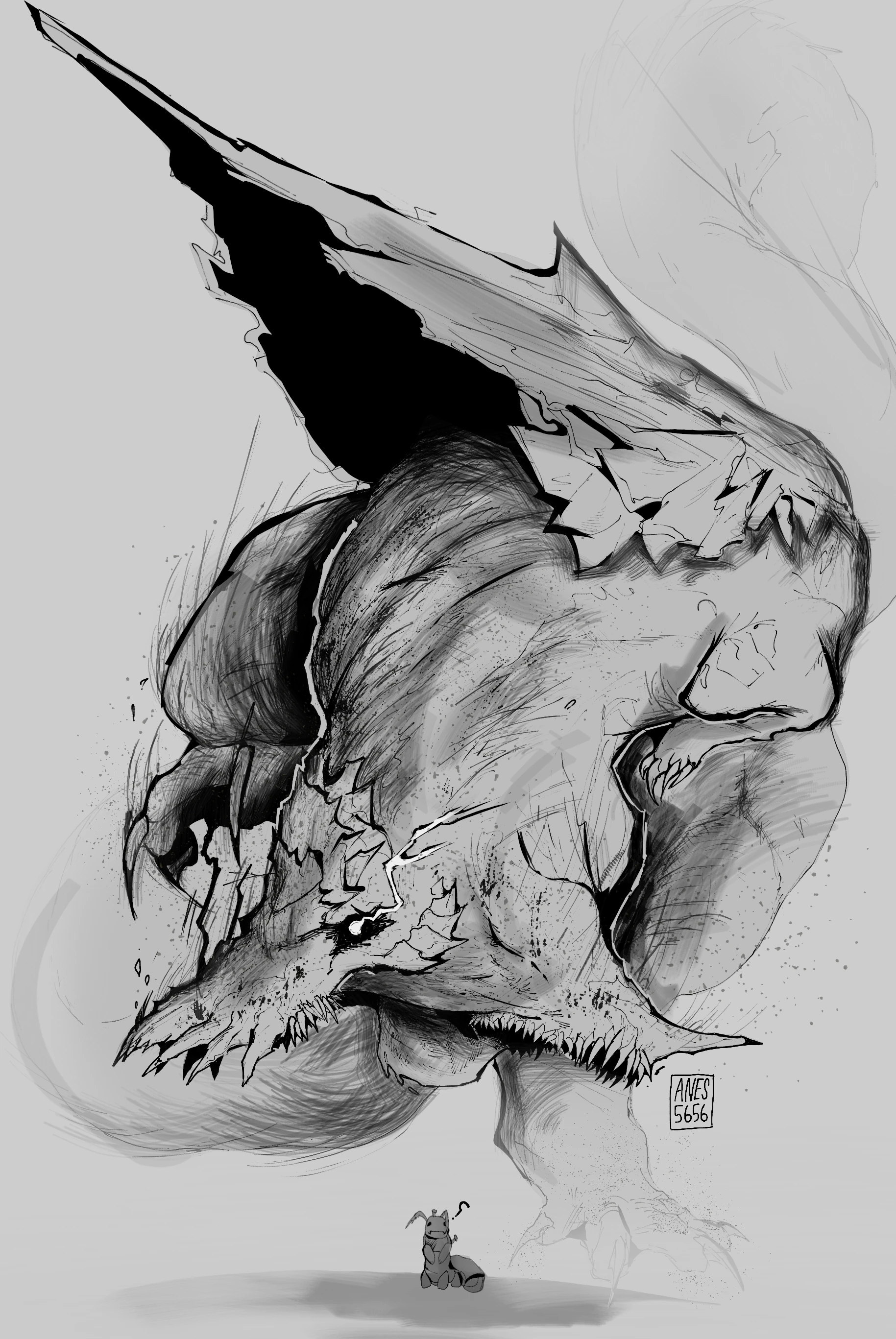 Drawing to celebrate Gyroudus getting a new redesign | Fandom