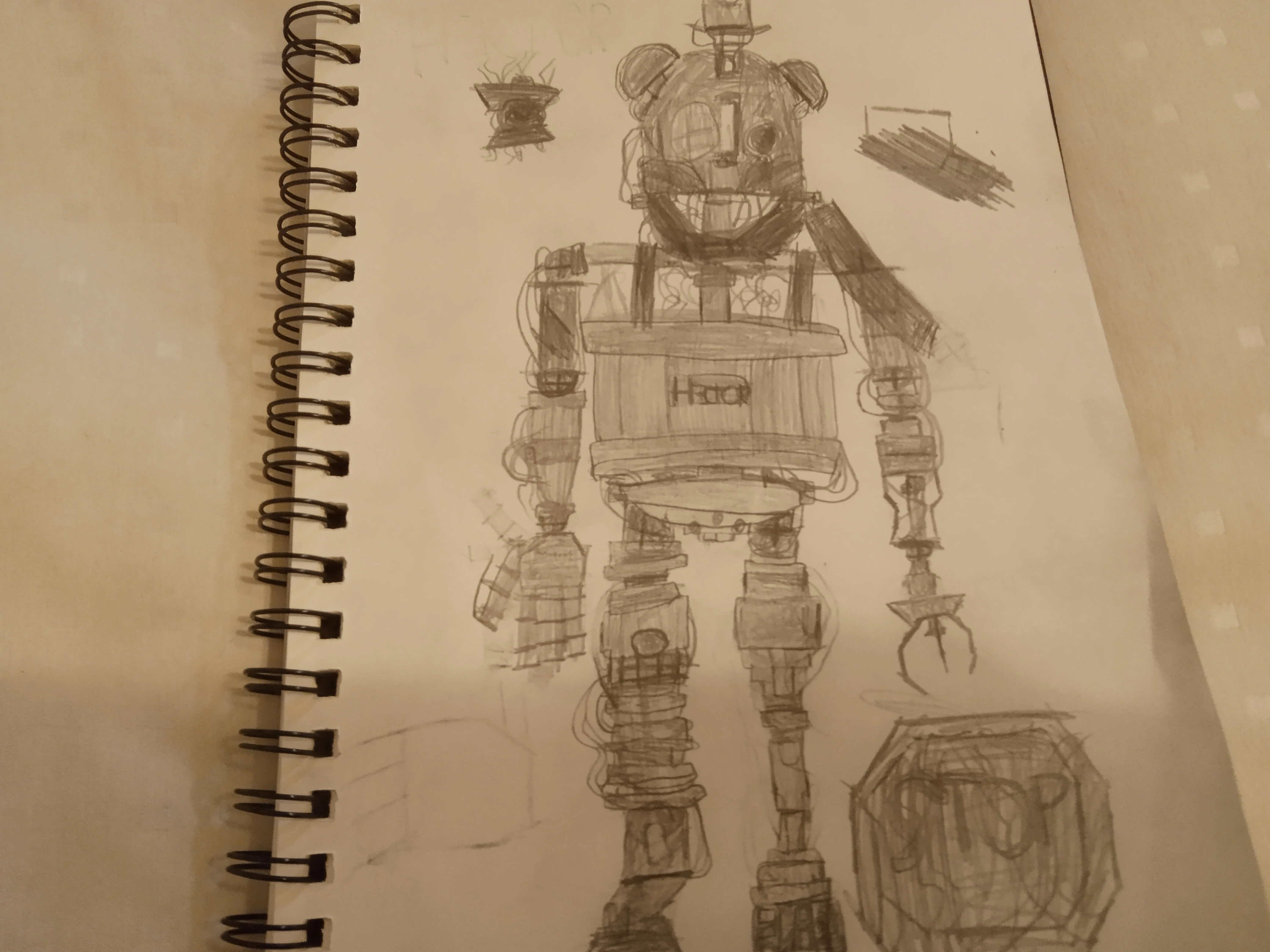 I show to you the first ever hector remodel art | Fandom