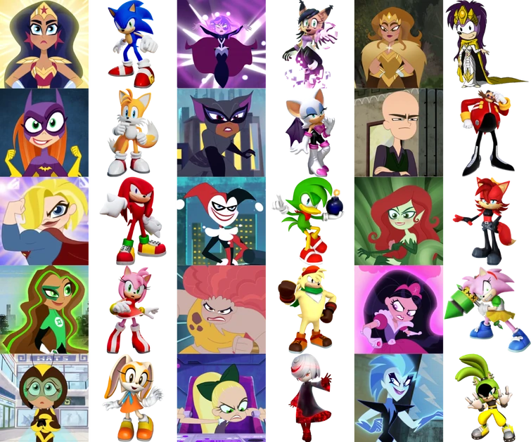 Sonic characters as DC Super Hero Girls characters | Fandom