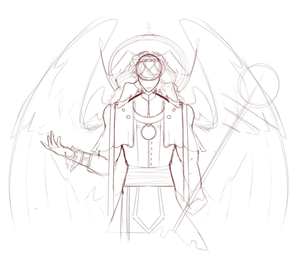 *doodling an entire page for my Angelic OC* | Fandom