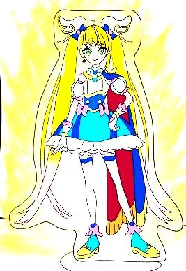 I heard Cure Sky Power-Up Form appeared at Thanksgiving of Hirogaru Sky ...