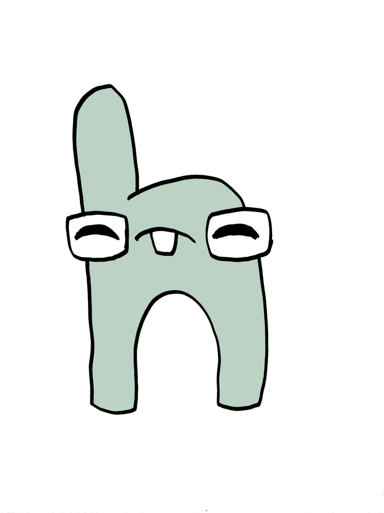 My Drawing Of Lowercase H Alive Fandom