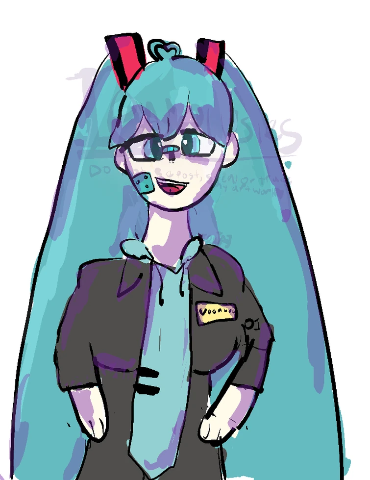 AU miku art! Drawn by me! | Fandom