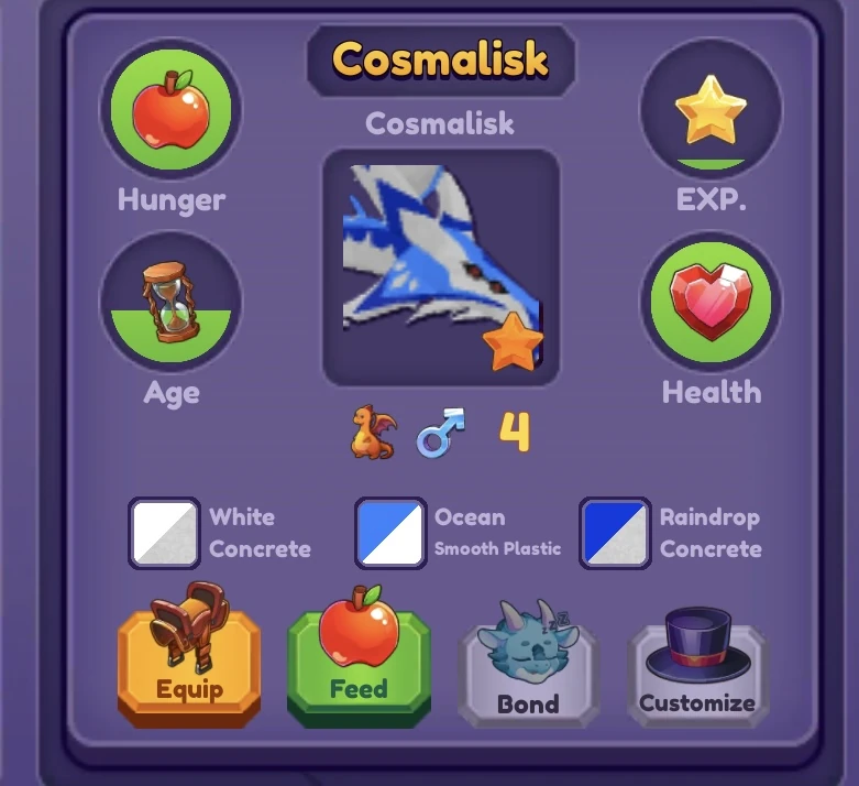 Looking at offers on a nm Blue Giant Cosma | Fandom