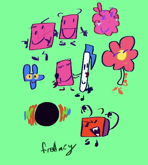 new brush, bfb Art some thigg | Fandom