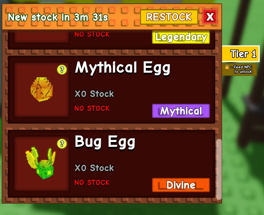 Does anyone know which eggs are in the tier 2 shop? | Fandom