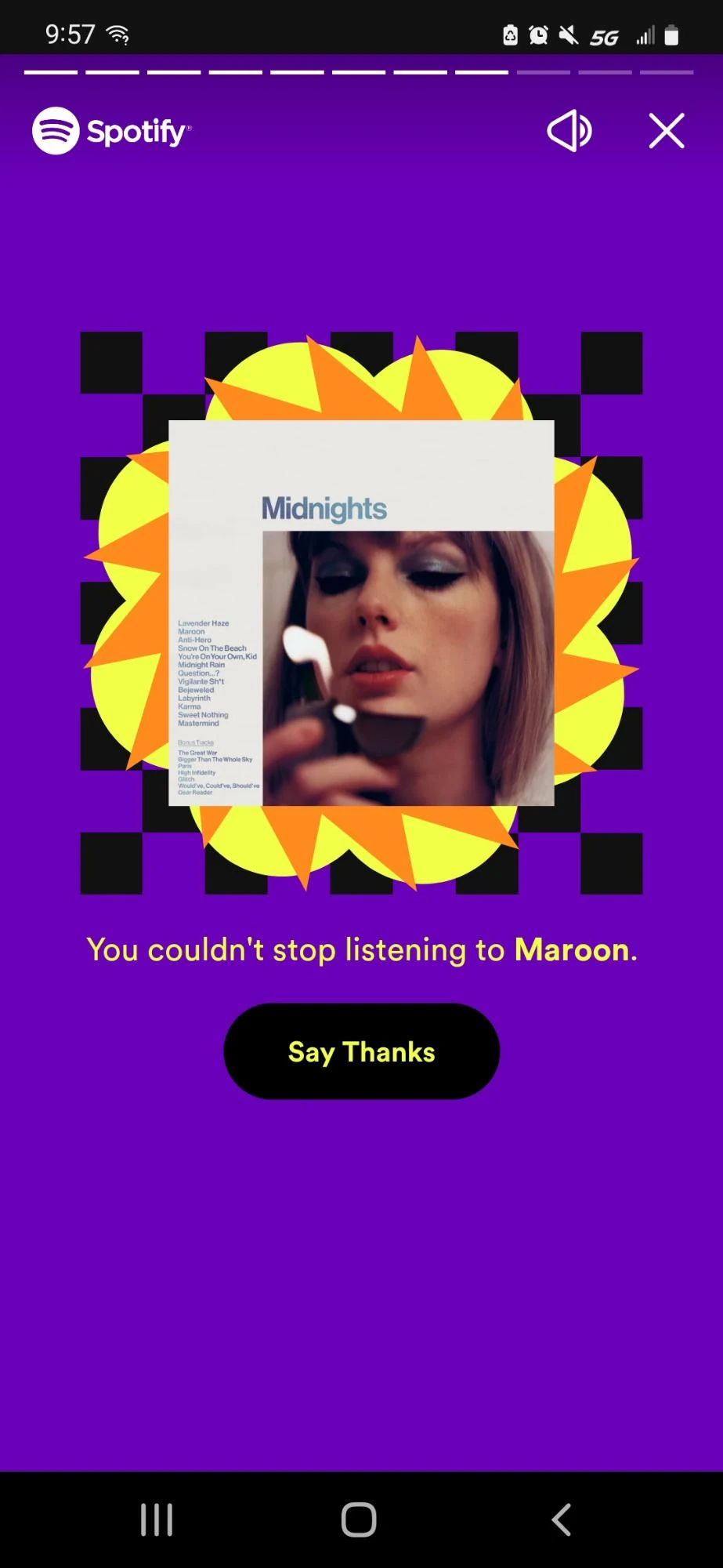 Spotify Wrapped stuff | Fandom