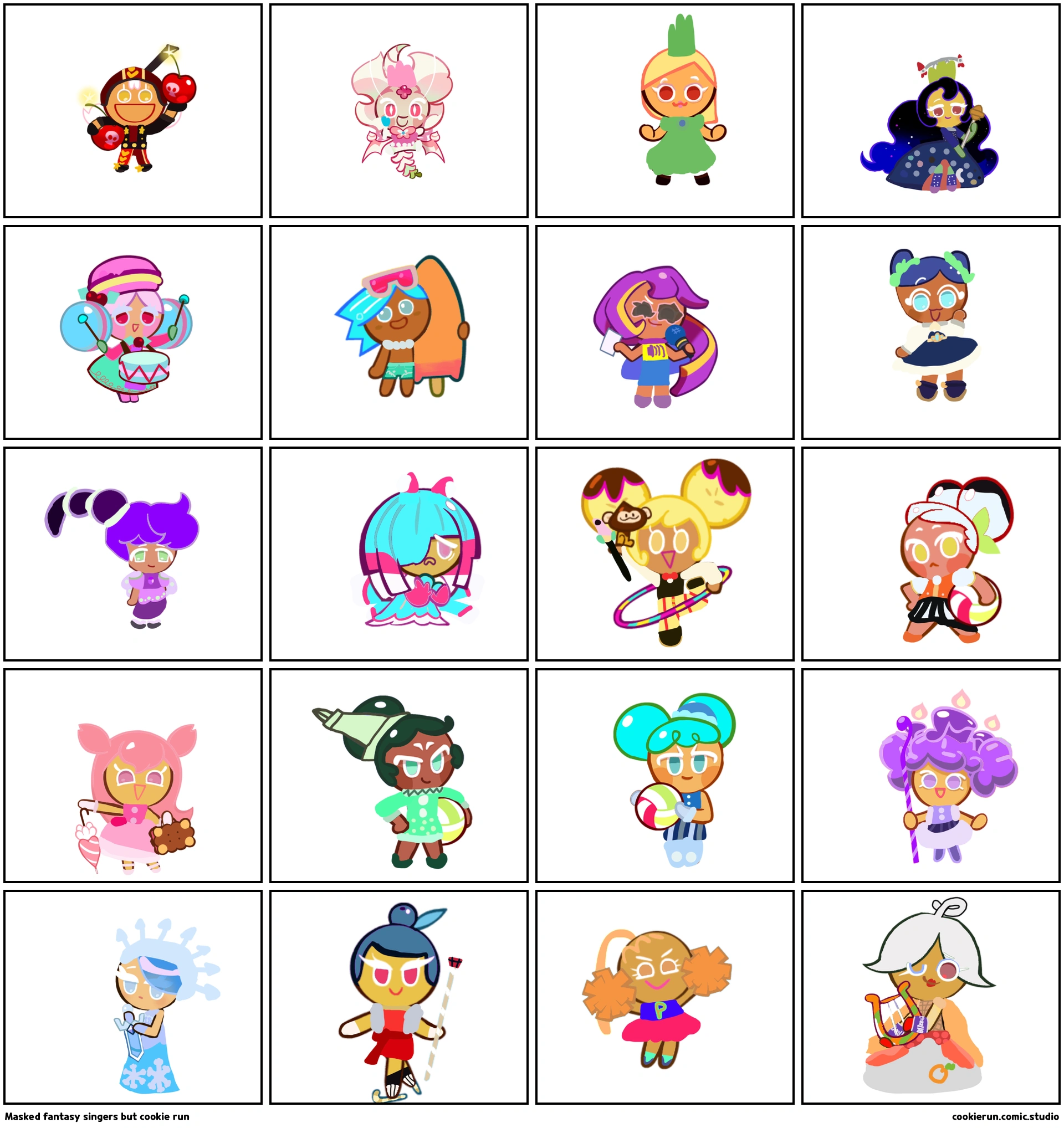 Masked singer fantasy characters but cookie run | Fandom