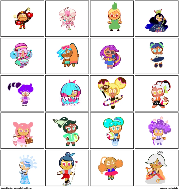 Masked singer fantasy characters but cookie run | Fandom