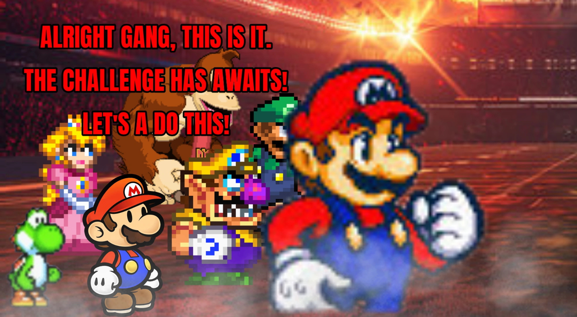 Just Imagine if Death Battle made Team Mario vs team sonic | Fandom
