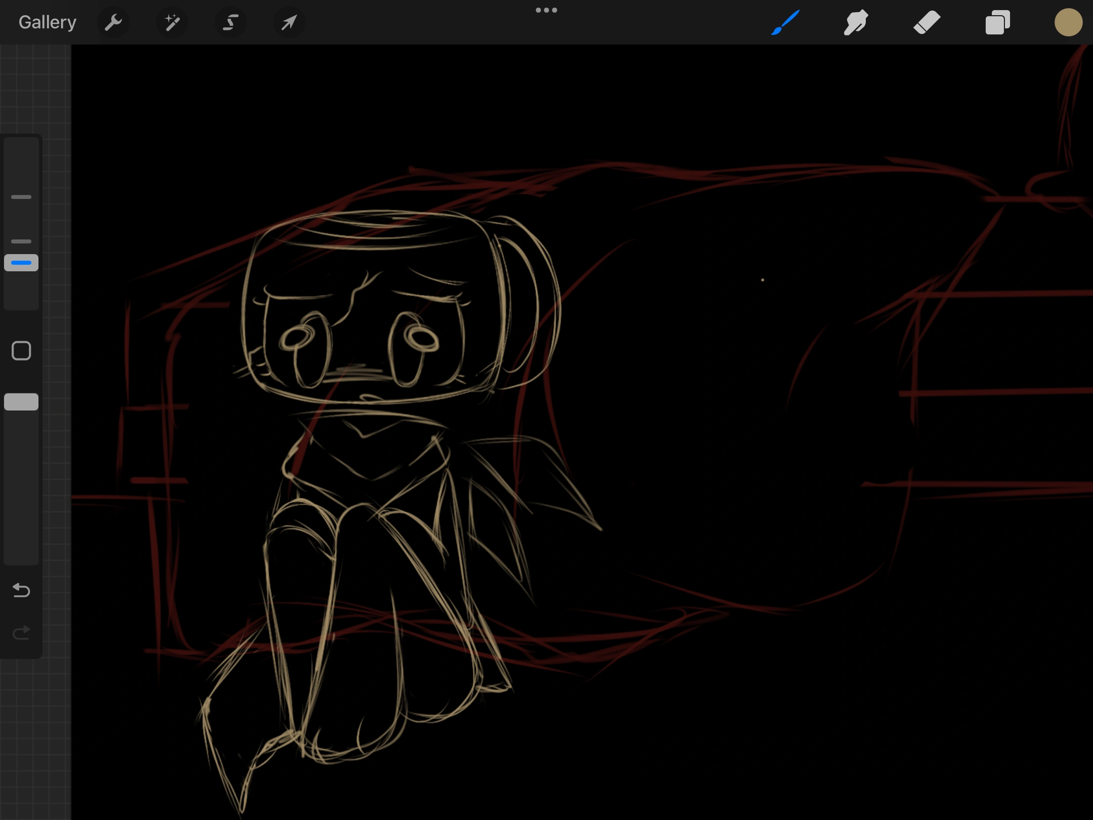 I lowk think i forgot how to draw shelly somehow (wip comic thingy ...
