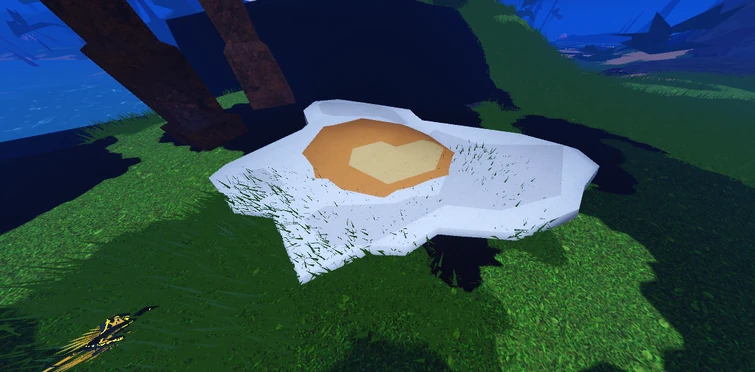 do we have any lore theories about the oversized egg yolks on te maps ...