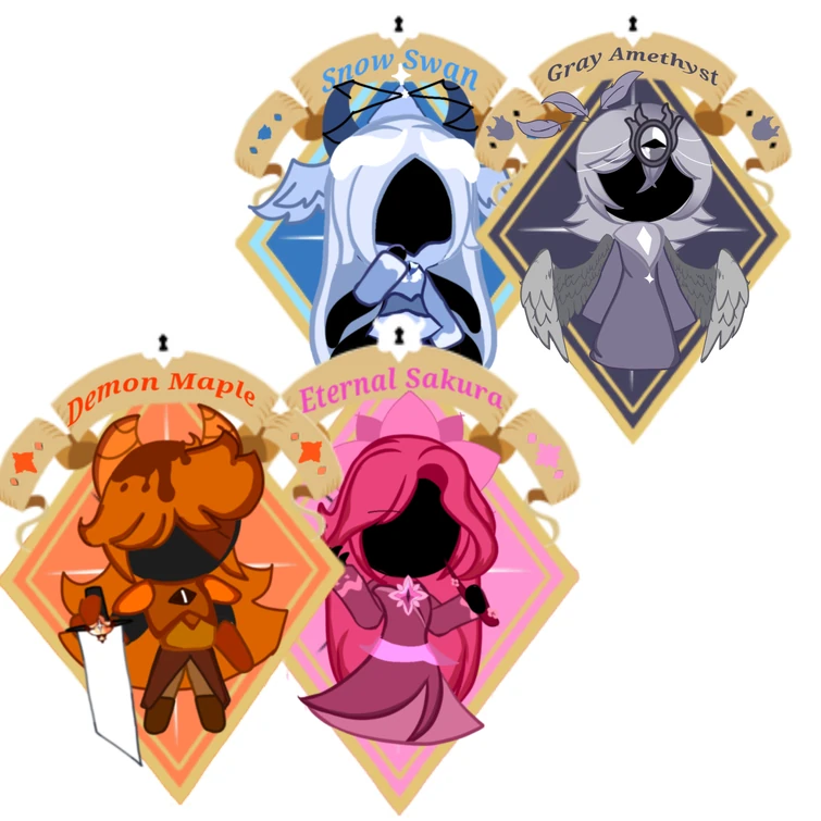 All my Ancient and beast cookie with their couple.... Then there is the ...