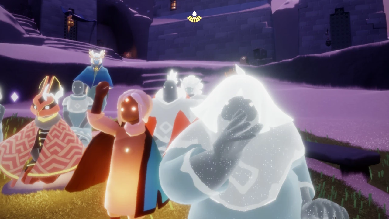 Confident Sightseer's Shush expression in Village Theater | Fandom