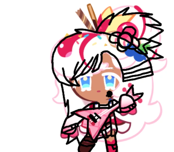 goth parfait costume (outline) | Fandom