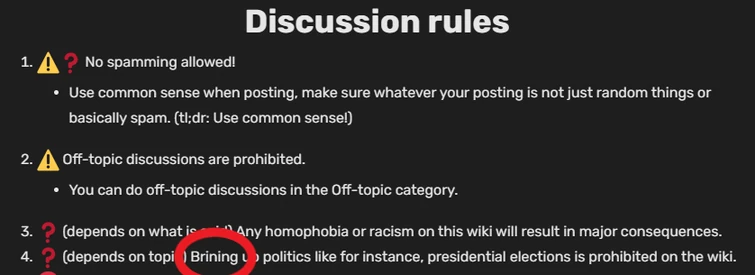 Not to sound like a nerd but there is a mistake in the rules: | Fandom