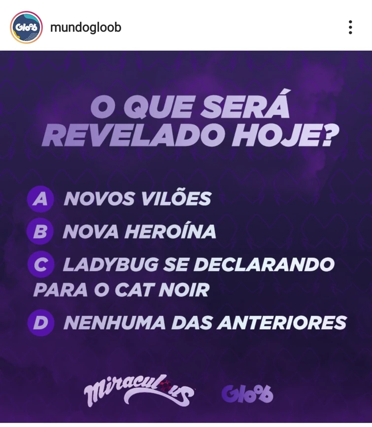 the gloob asked a question about which spoilers they will reveal | Fandom