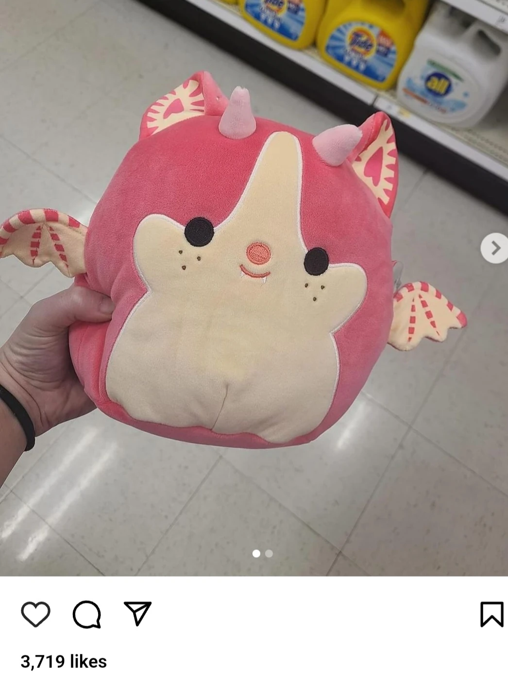 Strawberry Shortcake Bat Dragon Squishmallow will be sold in Tagert ...