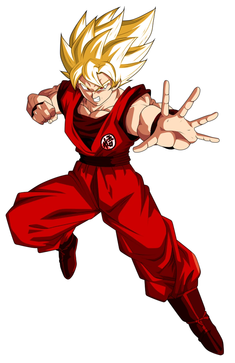 SSJ Fire Goku Render 2 | Fandom