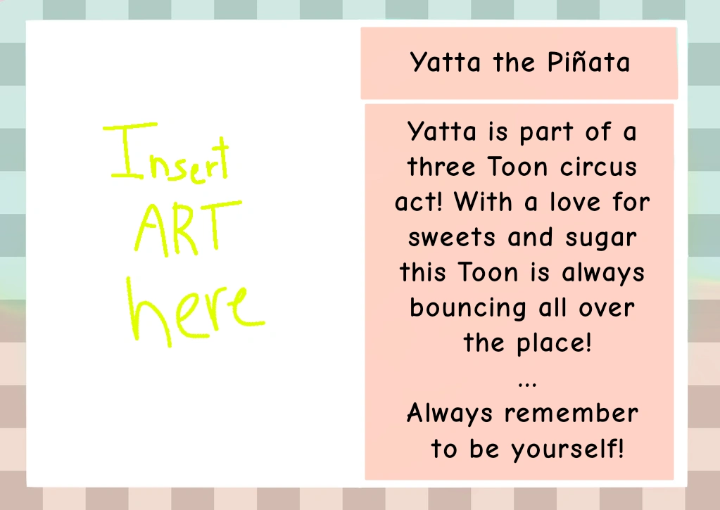Yatta Info Card (I'm too lazy to make art) | Fandom