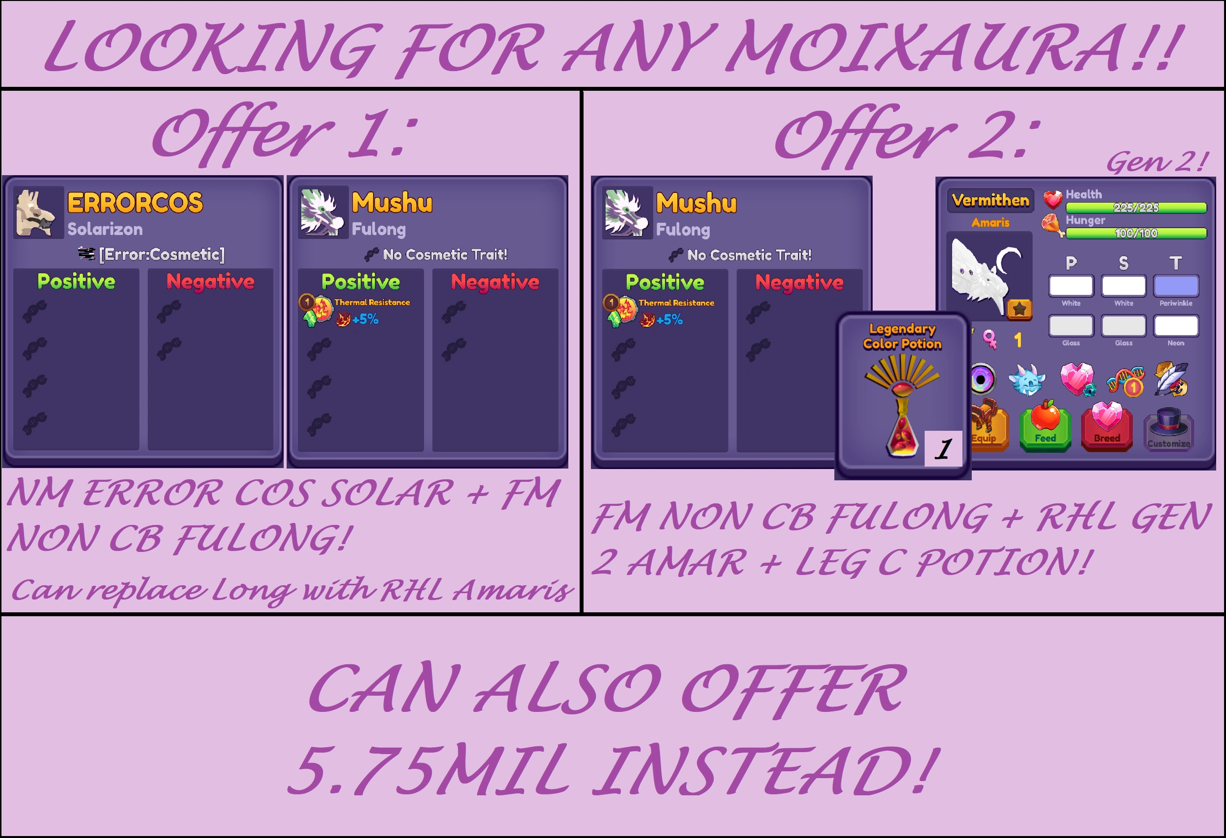Looking for any Moixaura! | Fandom
