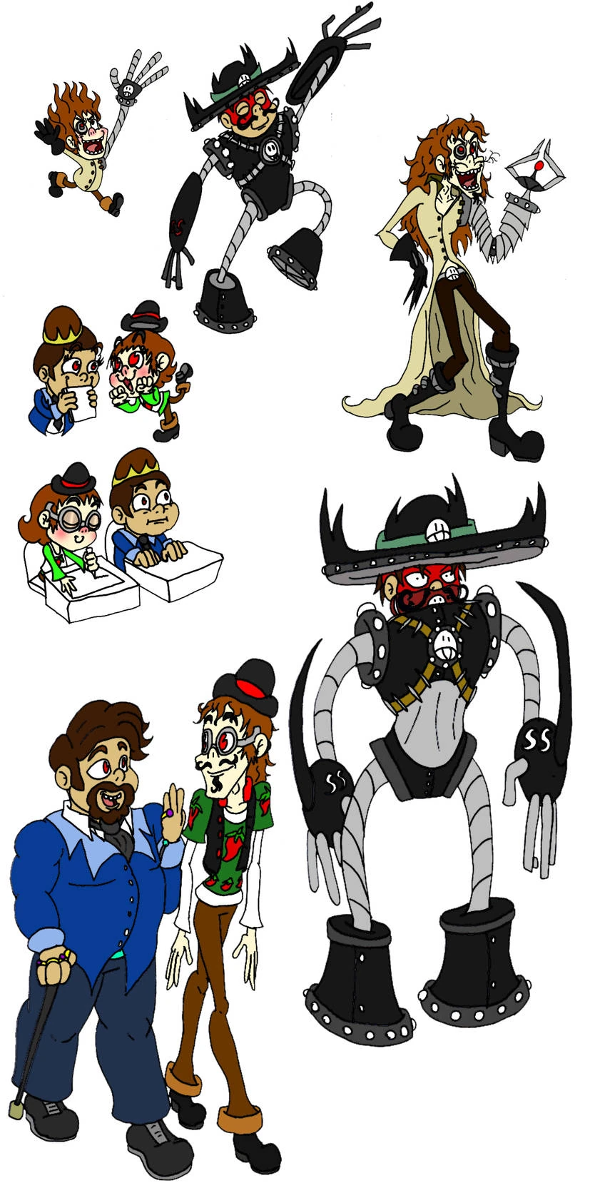Doodles of Dr Chipotle Jr and Sergio by MonCheriKiwi on flower | Fandom