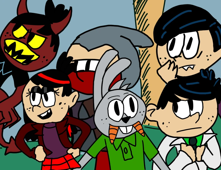 Loud House Drawings made by a Flashpoint Curator called R.E.W for me ...