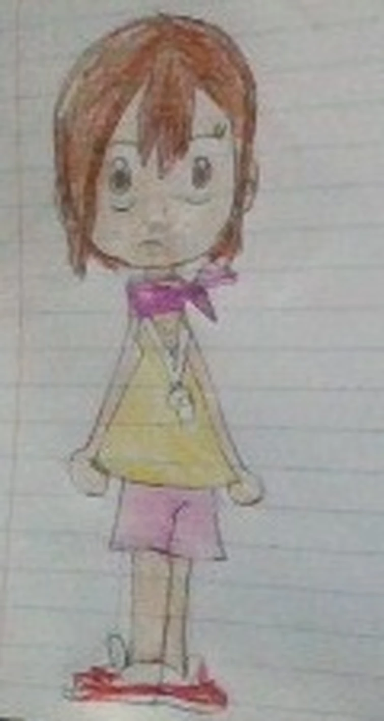 Ahem..so I tried drawing Kari in the OD Art style in a notebook... | Fandom