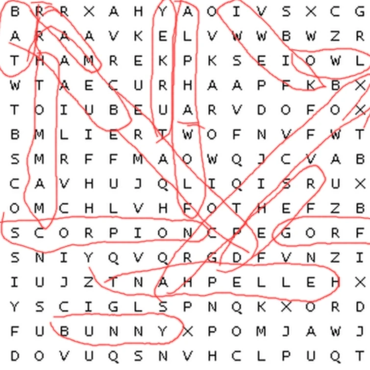 Word Search 99 Nights in the Forest (hard) | Fandom