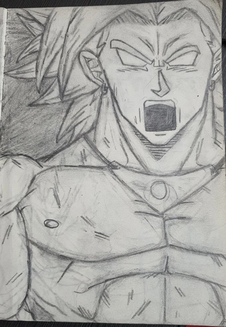 Long awaited dbz broly drawing is here :D | Fandom