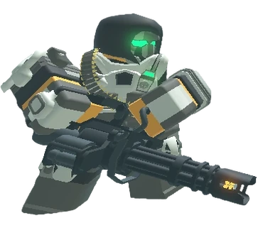 (1/4) best looking max level appearance out of all the minigunner skins ...