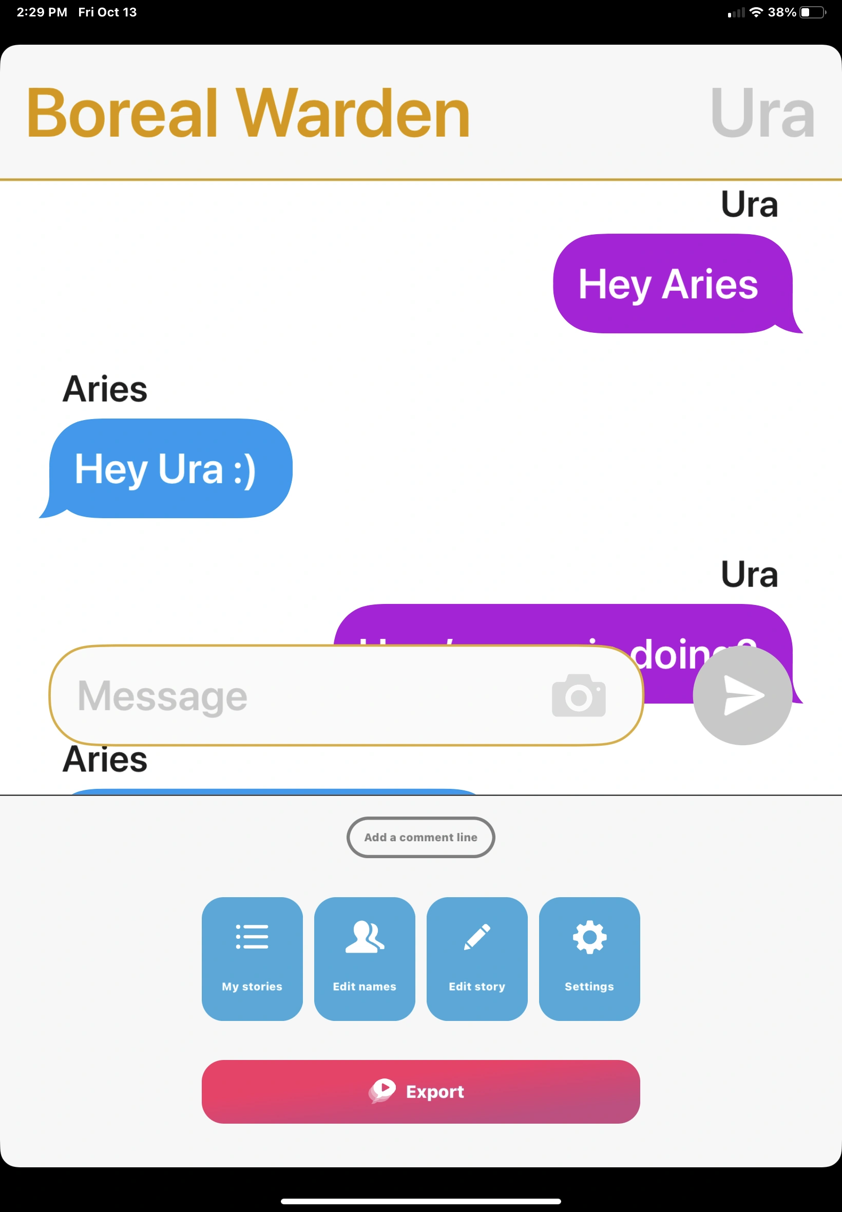 A random old CoS story in my texting story | Fandom