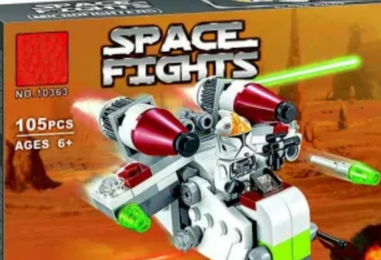 I love it when those fake LEGO (pardon, LEBQ) companies get creative ...