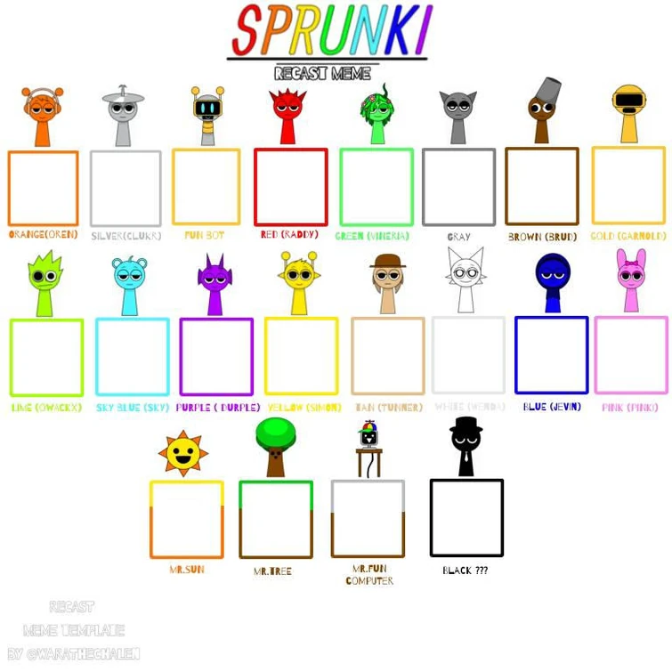 Sprunki cast meme (Poppy Playtime version) | Fandom