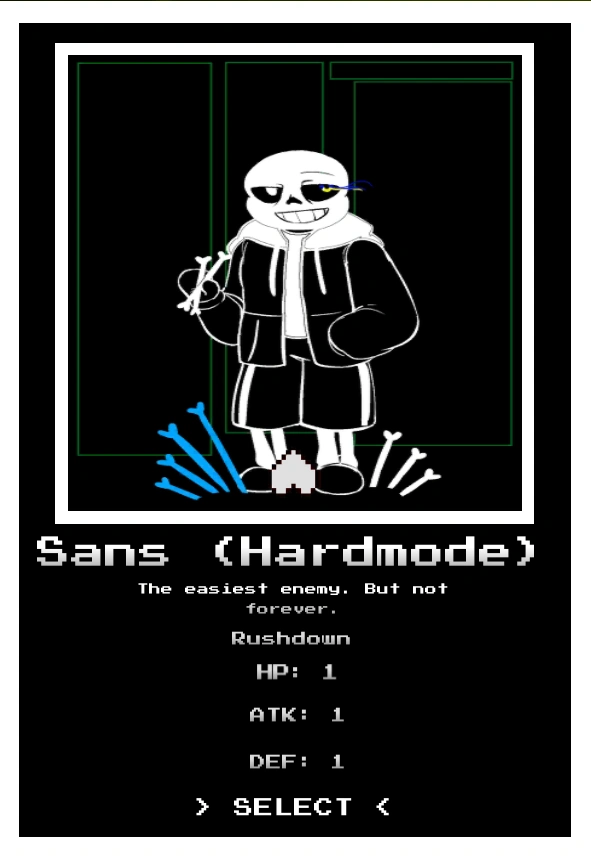 some pictures for hardmode sans | Fandom