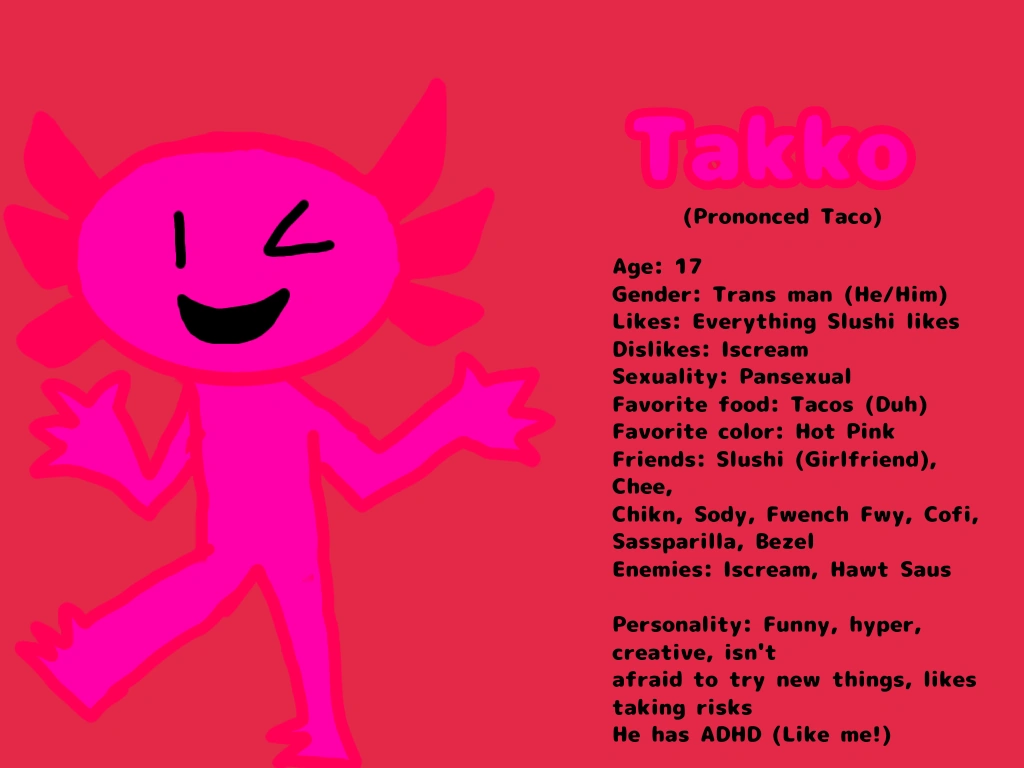 I decided to update Takko's character info (Slightly) | Fandom
