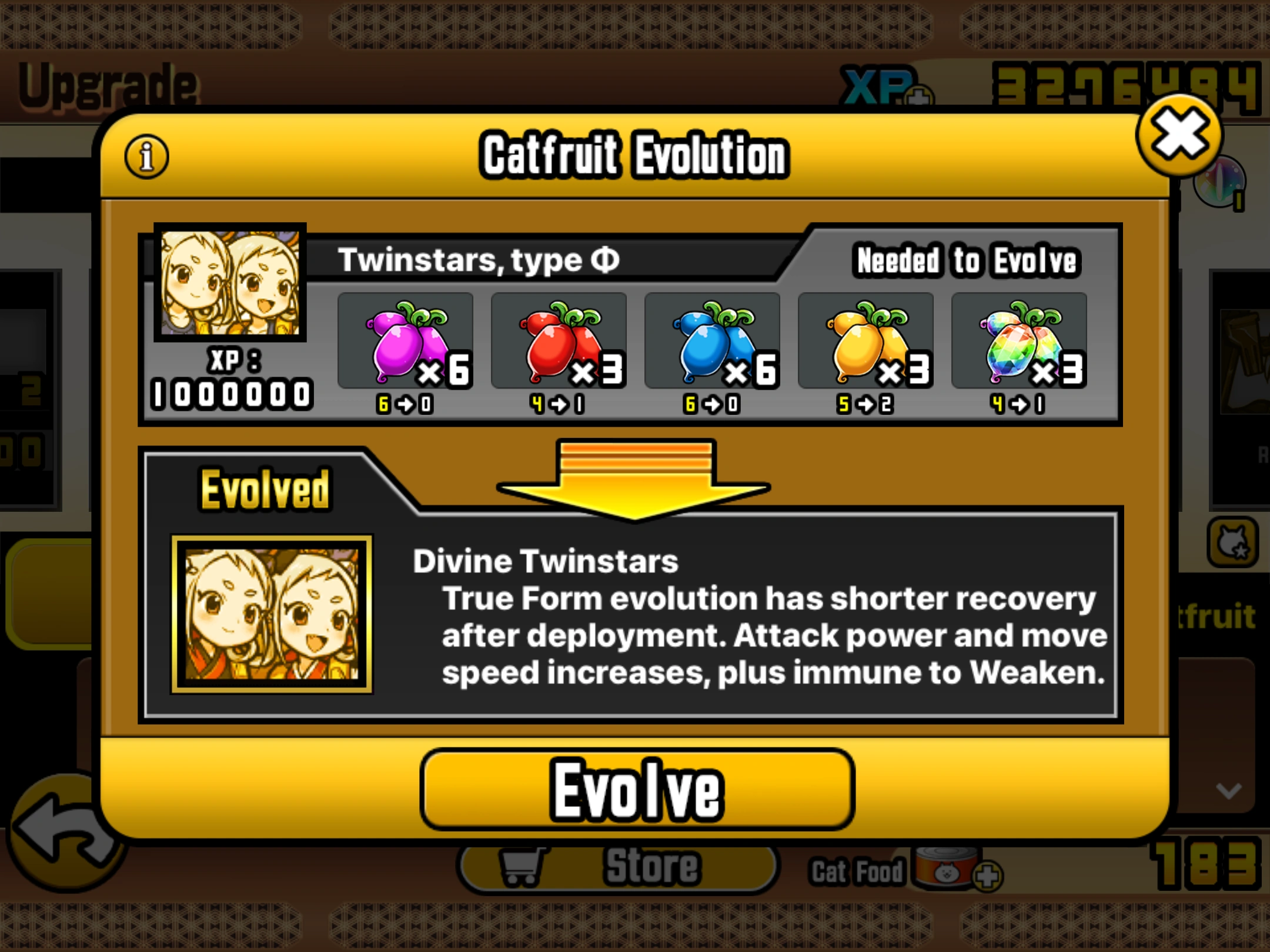 catfruit buffet decides to not give me fishman so it gave me this ...