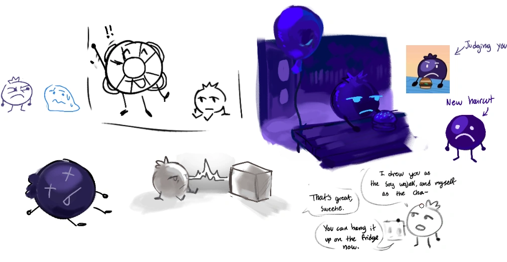 blueberry doodles | Fandom