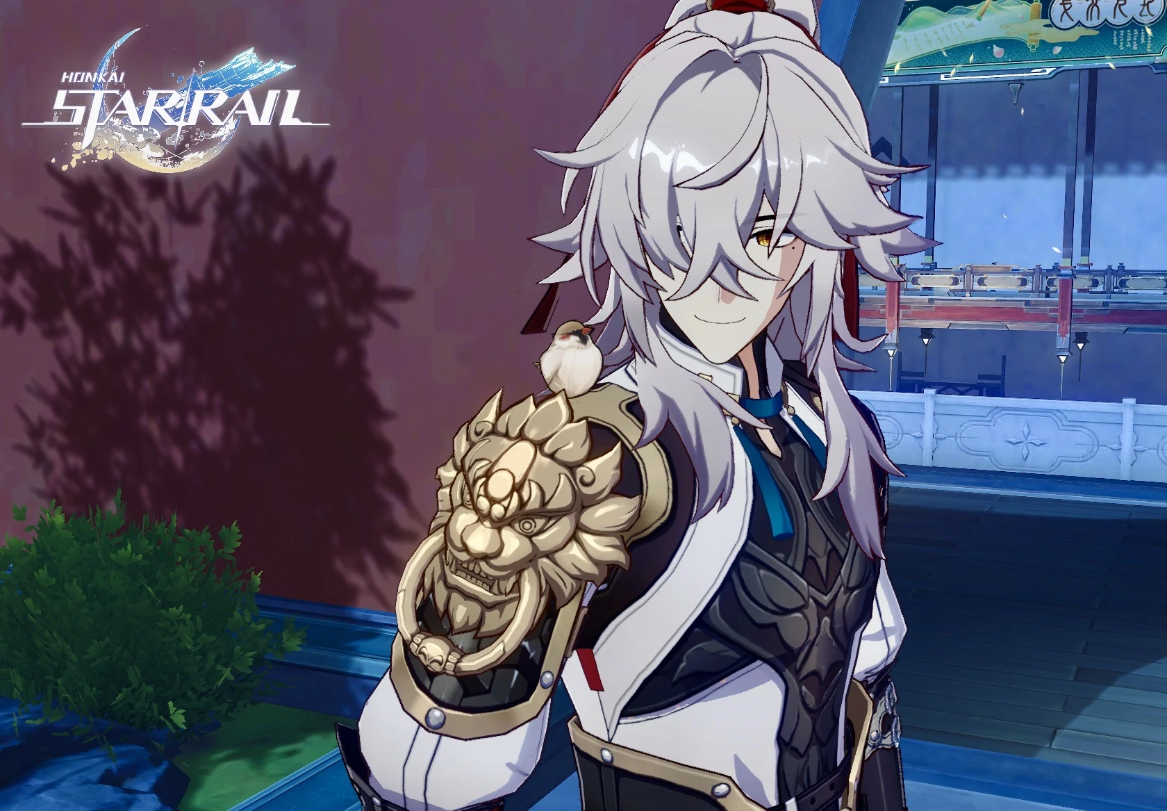 Please, Jing Yuan's idle animation with a little bird is too cute. 😭👌 ...