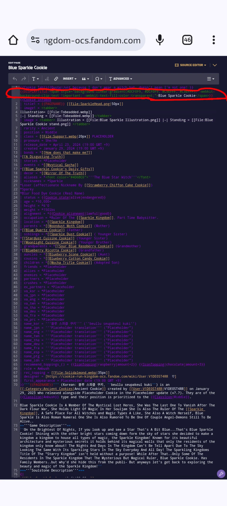 Tutorial: How To Color The Name Of Your Cookie Pages | Fandom