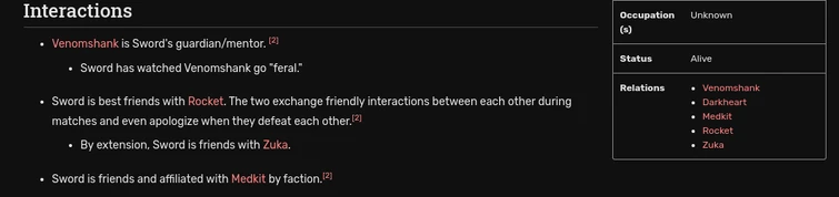 Quick question about Sword's lore for a one-shot i'm writing | Fandom
