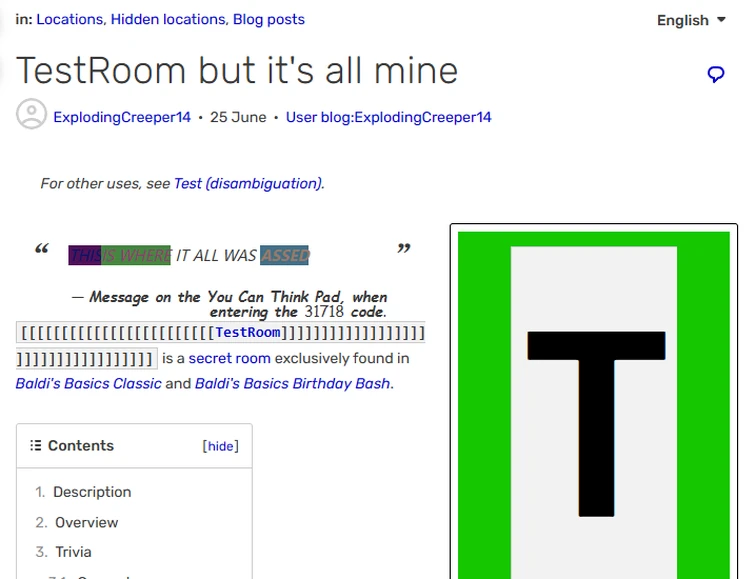 Discuss Everything About Baldi's Basics Wiki | Fandom