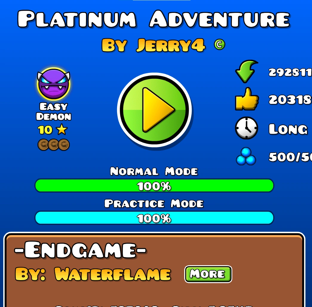 Platinum adventure 100% | Fandom