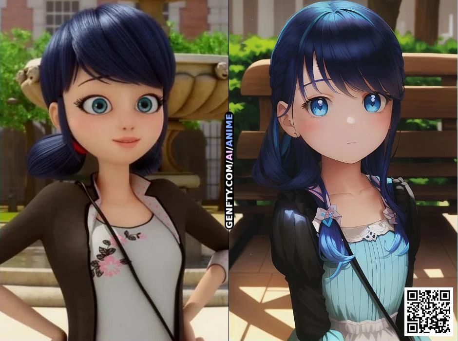 Converted Marinette To An Anime Girl And This Is How It Turned Out | Fandom