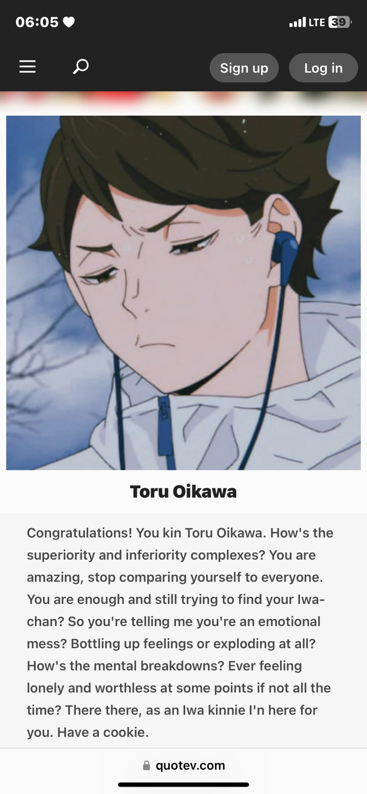 This is an eerily accurate Haikyuu kin quiz... | Fandom