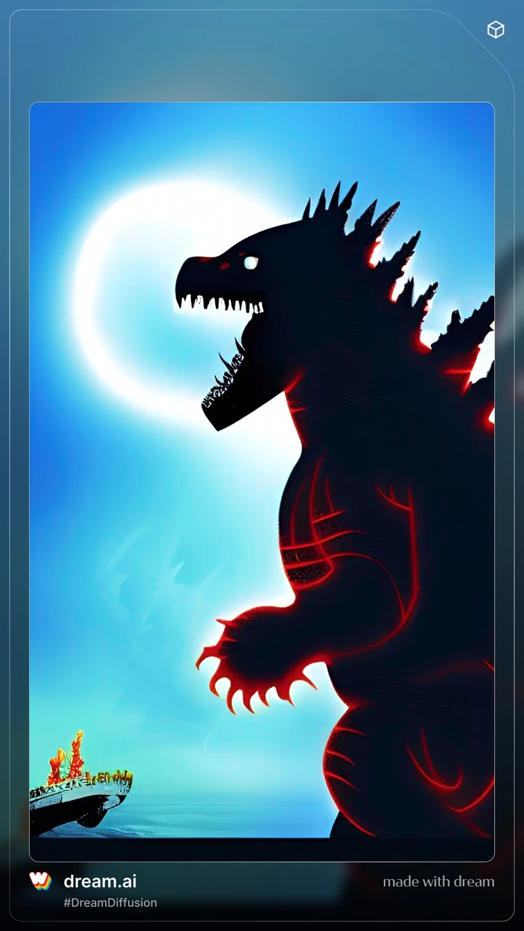 Frostbite Godzilla but an AI created it | Fandom