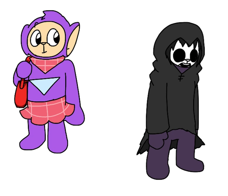A Teletubbies ASYM game concept (no im not making it, only drawing it ...