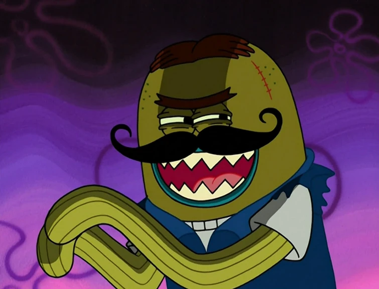 Didn't that purple background from SpongeBob Meets the Strangler scare ...