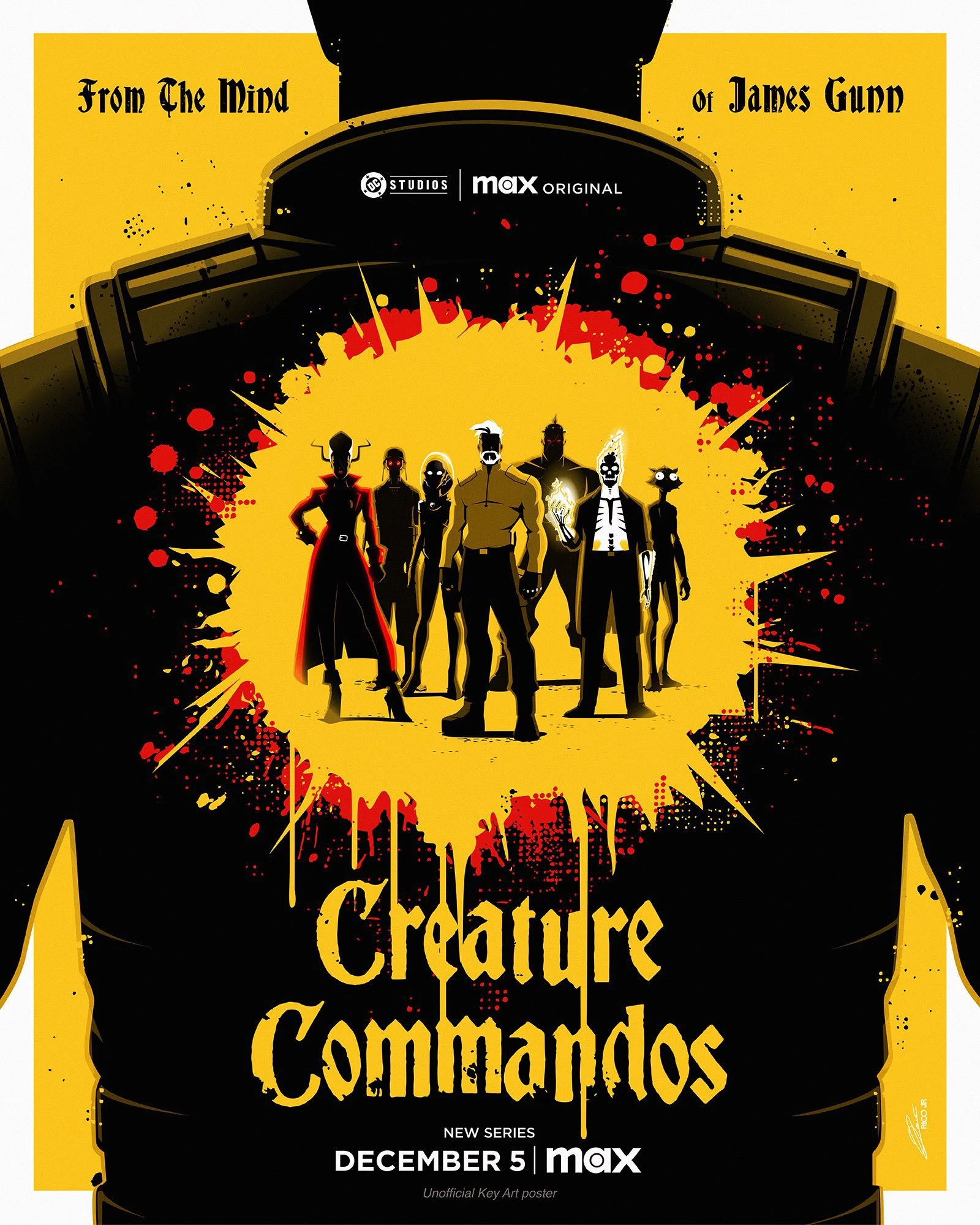 New poster for DCU’s ‘CREATURE COMMANDOS.’ | Fandom